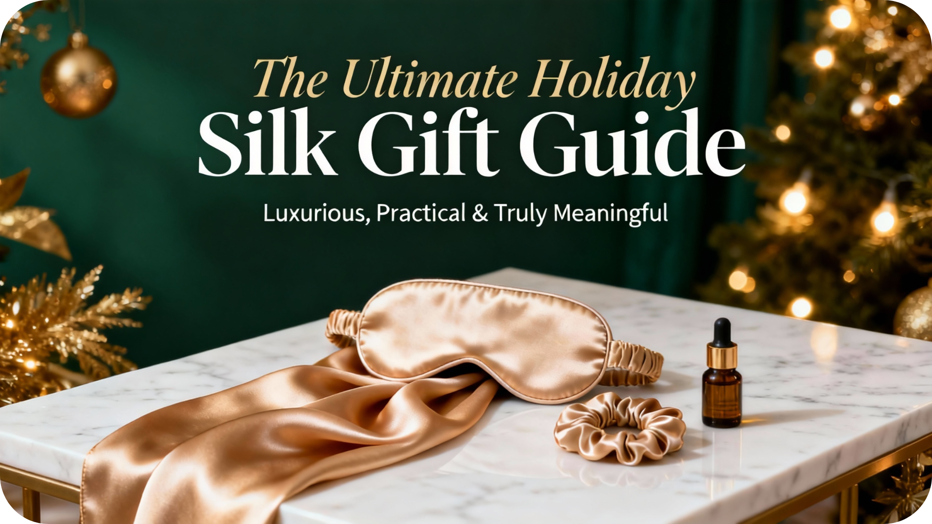 The Ultimate Holiday Silk Gift Guide: Luxurious, Practical & Truly Mea