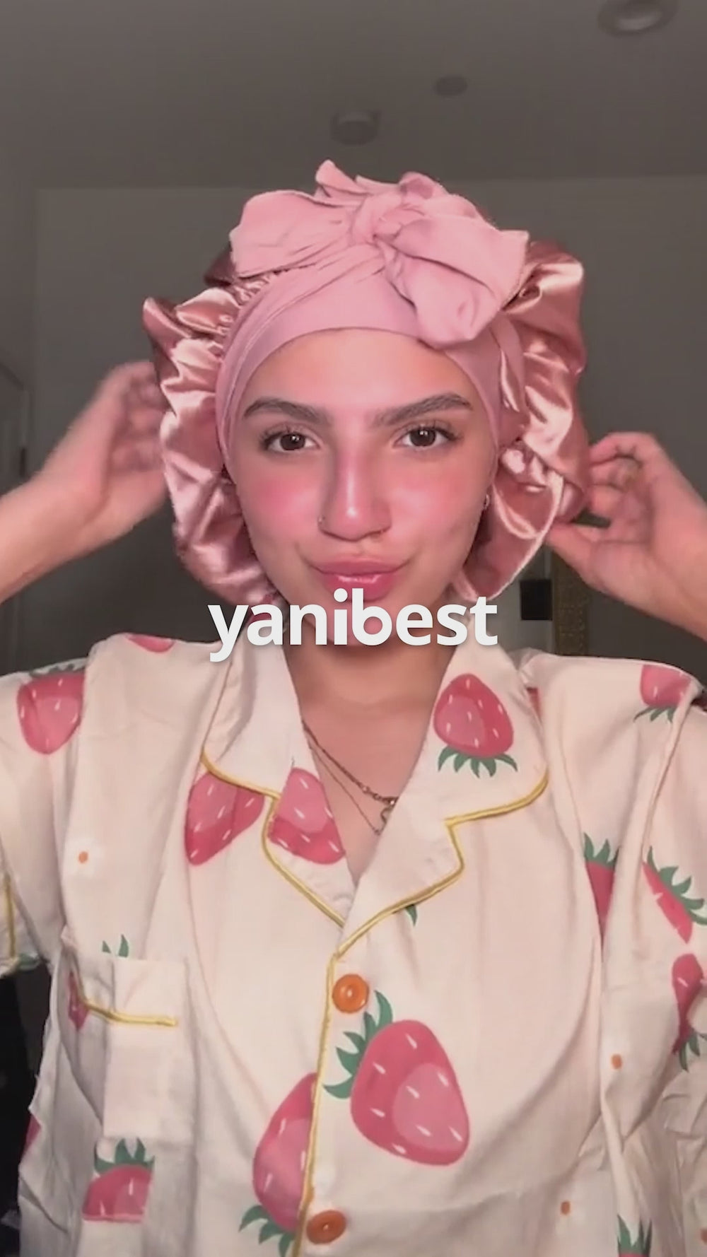 yanibest Satin Bonnet – Butter-Satin™ Double-Layer Adjustable Fit ...